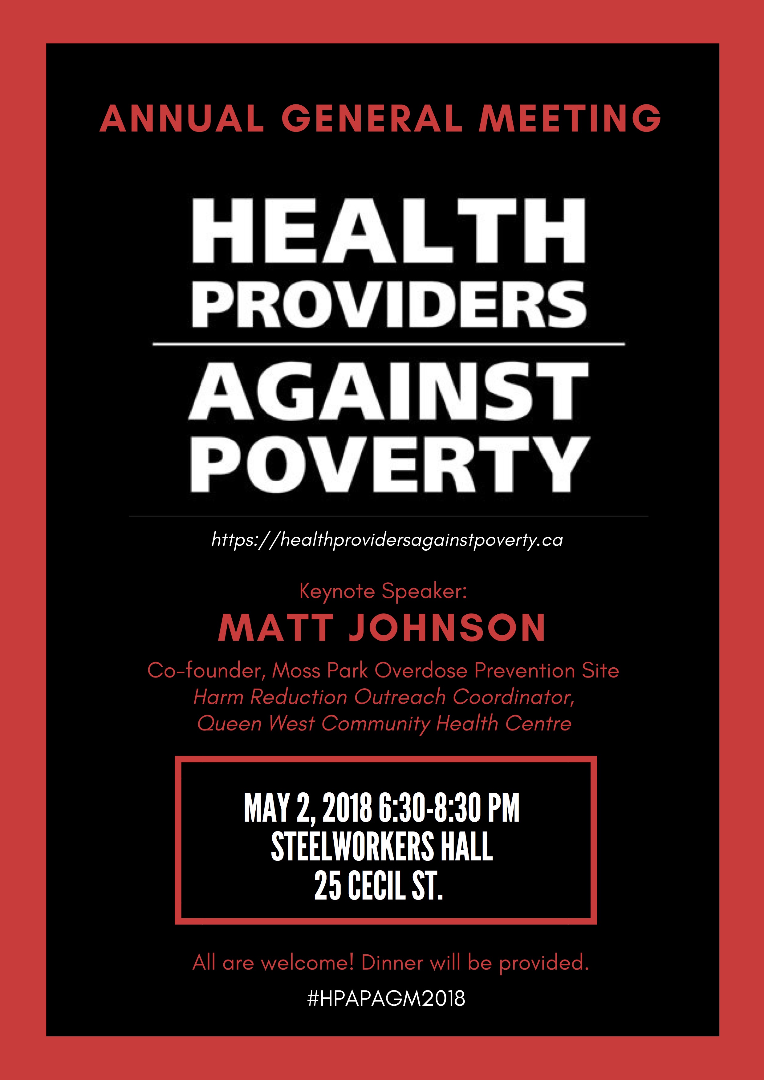 HPAP 2018 Annual General Meeting – Please RSVP – Health Providers ...